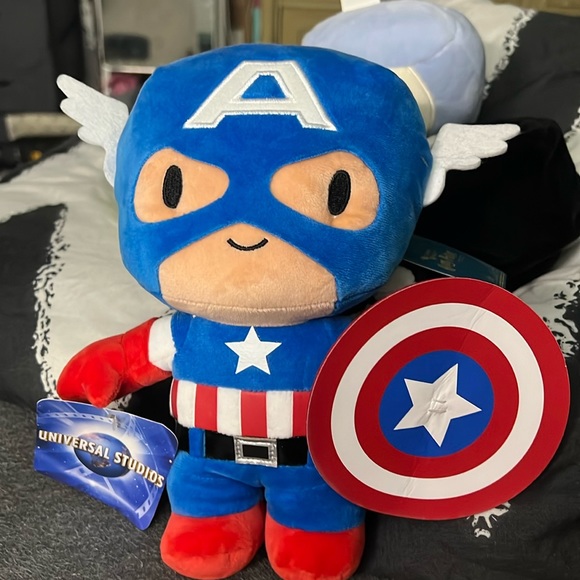 Universal | Toys | Captain America Plush | Poshmark